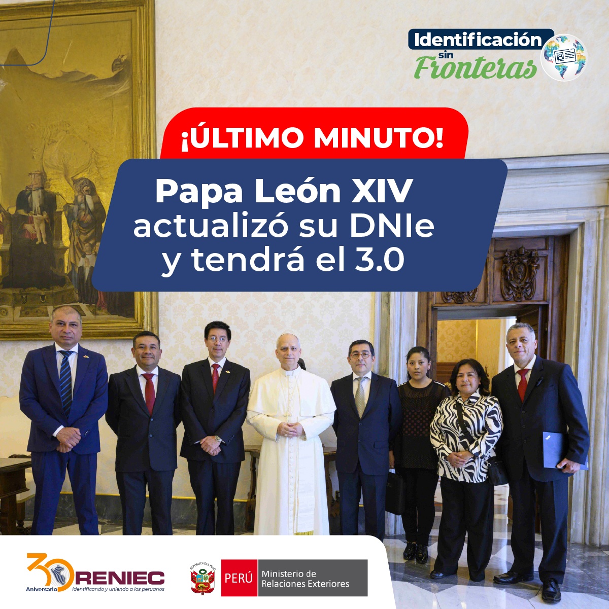 ¡Papa León XIV actualizó su DNI peruano! | Perú Católico